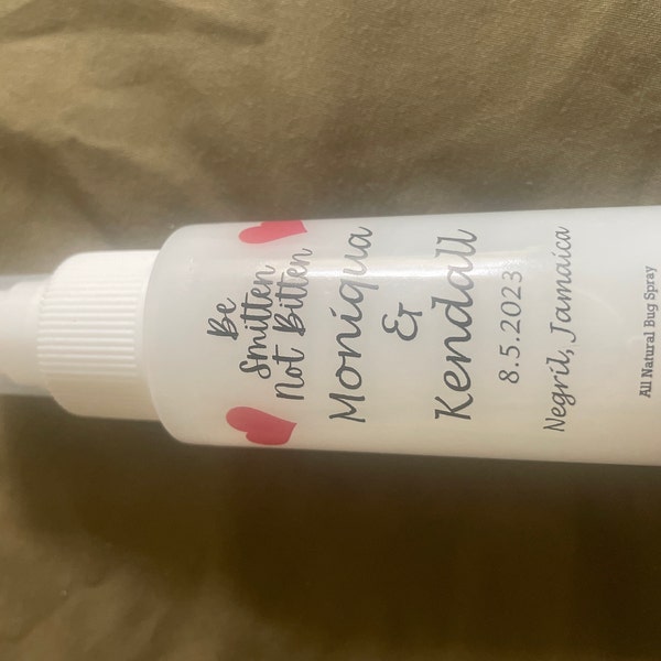 Bulk Wedding Bug Spray Party Favors | Bottles Arrive Filled With Label ...