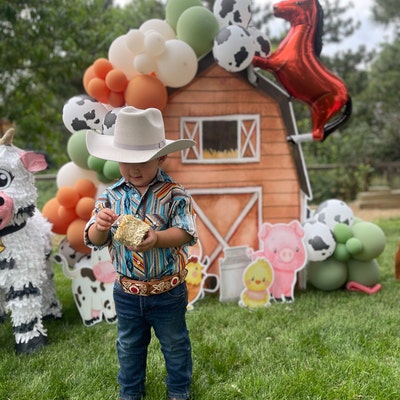 Barn Farm Red Coroplast Cutouts Props Party Decorations No Stands or ...