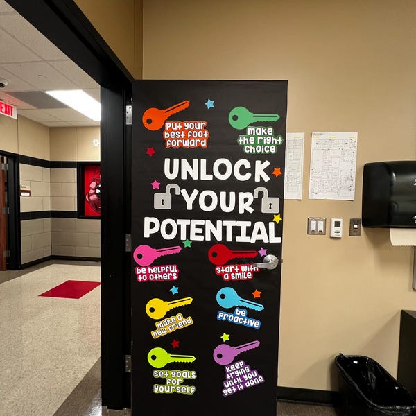 GREAT ATTITUDE Bulletin Board Letter Classroom Decoration Letter ...