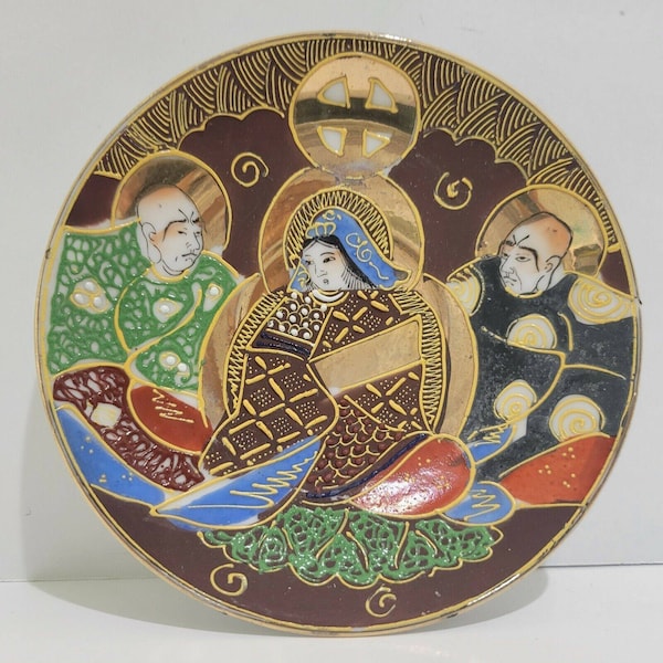 Antique Kutani Bowl Hand Painted Meiji Period Japanese Porcelain With ...