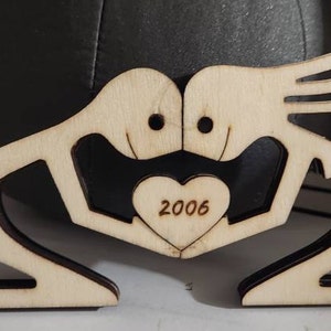 Girl and Dog, Dog Lover, Girl With Dog, Pet, Wooden Figurine, Laser Cut ...