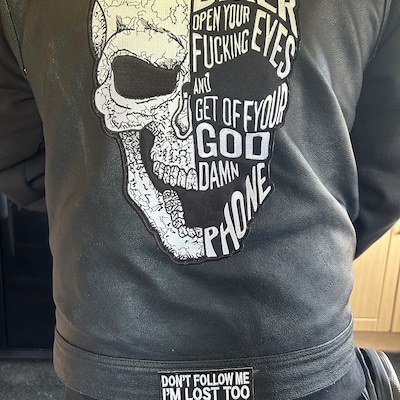 WINGS REAPER Large Back Patch for Custom Biker Vest - Etsy