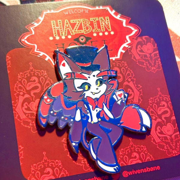 Hazbin Hotel HH Chibi Characters Hard Enamel Pins - Etsy