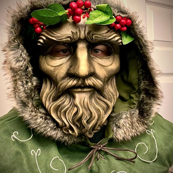 Fantasy Alchemist Mask, Old Man Mask - Etsy