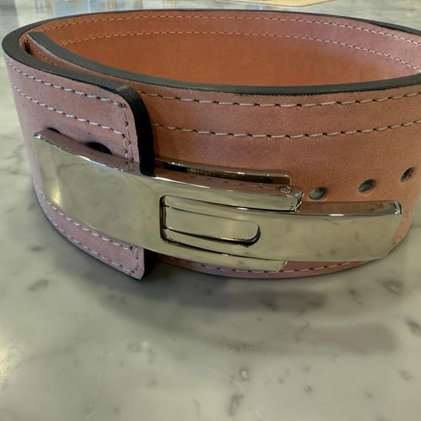 Handmade Anime Powerlifting Nubuck Leather Belt, Anime Gym Leather Belt ...