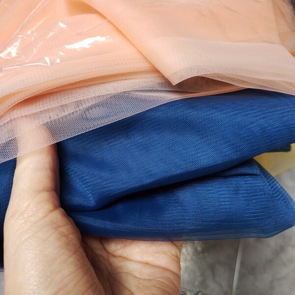 Soft Orange Color Tulle 26 of High Quality, Tulle for Veil, Skirt ...
