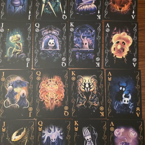 VOID Playing Card Deck | 54 Cards, Poker Size, Hollow Knight Inspired ...