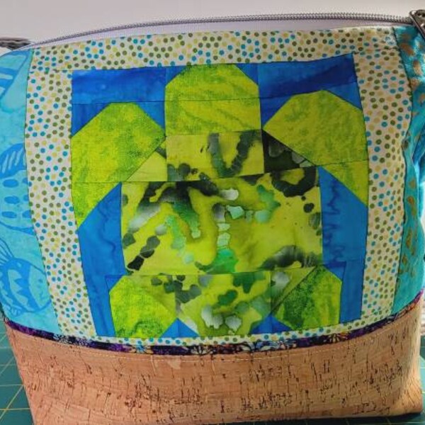 PDF Pattern - Sea Turtle Quilt Block Pattern, Traditional Quilt Block ...