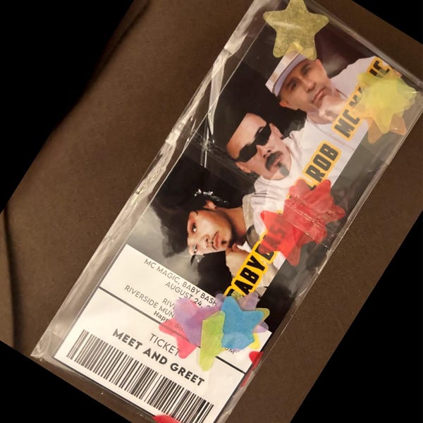 Physical Ticket Custom Personalized Laminated Concert Event Ticket ...