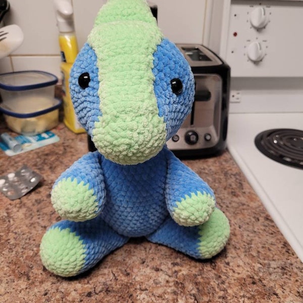 Crochet Pattern PDF Download | Parasaurolophus Dinosaur Crochet Pattern ...