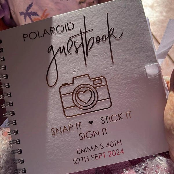 Birthday Guest Book, 21st Guest Book, 30th, 40th, 50th, Any Year ...