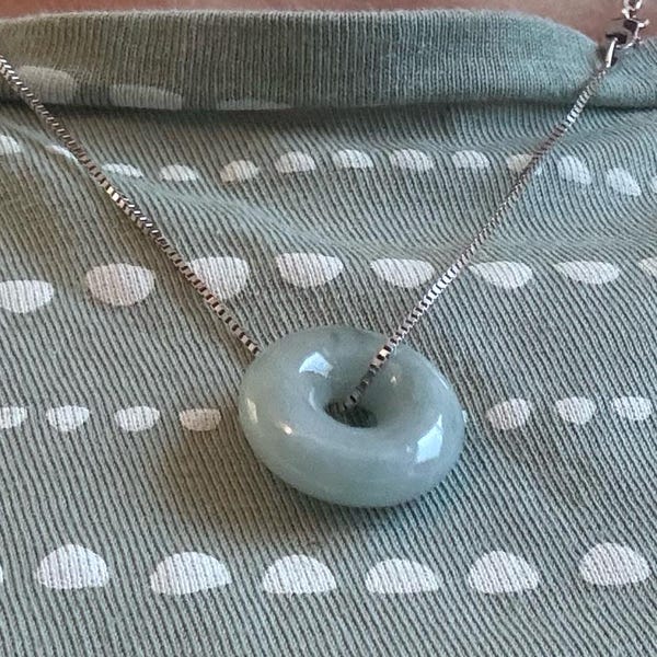 Jade Pendant, Green Jade Necklace, Jade Necklace, Green Gem Jewelry ...