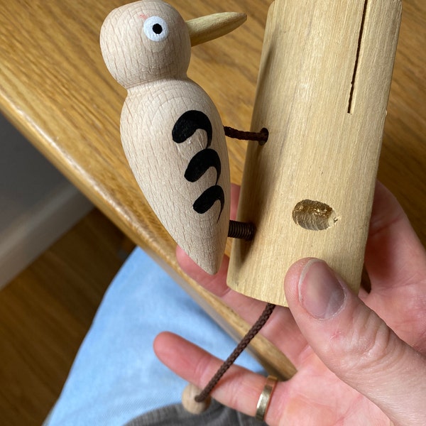 Door Knocking Woodpecker Fun Door Knocker - Etsy