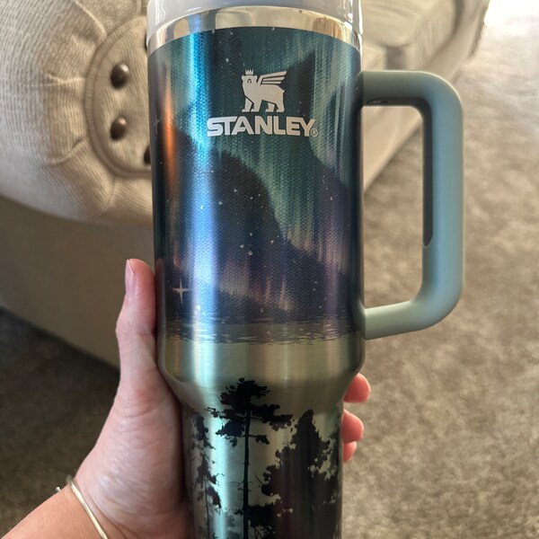 Mountain Scenic Galaxy Authentic Stanley Quencher 40oz Sublimated SS Shale - Etsy