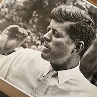 JFK Smoking Marijuana Photo Print Poster John F Kennedy Weed Joint ...