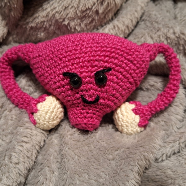 Anatomical Uterus Crochet Pattern! PATTERN ONLY Instant DOWNLOAD ...