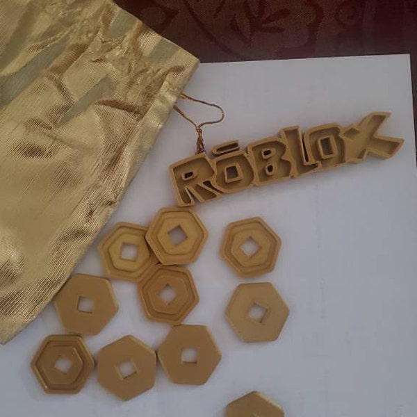 Roblox Robux Gold Coins - Pretend Play Set for Kids, Children’s ...