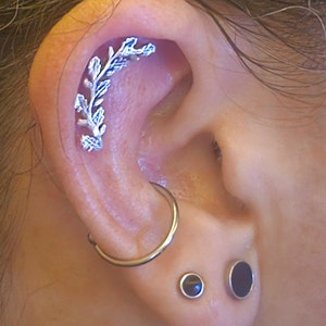 Double Bar Studs, Double Piercing Earrings, Double Bar Earrings, Double ...