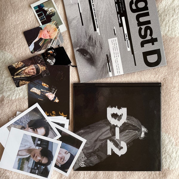 AGUST D+D2 Suga BTS Mixtape Pack - Etsy