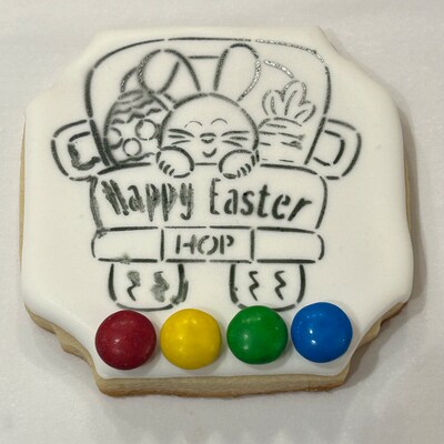 Easter Chick PYO Cookie Stencil Digital Download SVG Cutting File ...