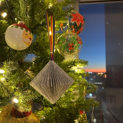 Recycled Book Paper Earring Folded Paper Diamond Small - Etsy