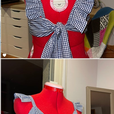 Hilary Ruffled Crop Top PDF Sewing Pattern Ruffle Sleeves Crop Top ...
