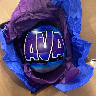 Custom Volleyball Hand Painted Ball Unique Personalized Sports Gift ...