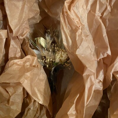 Brown Dried Flowers 4 1/2 X 2 1/2 - Etsy