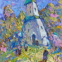 Oil Painting Ivan Sirko Serdyuk Boris Petrovich Painter Portrait ...