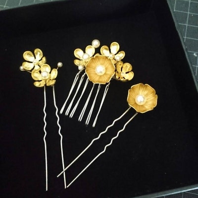 Deco Star Burst Hair Pins, Silver Rhinestone Star Headpiece, Deco ...