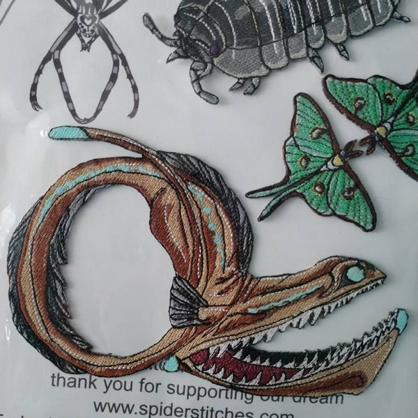 Glowing Deep Sea Gulper Eel Fish Iron on Patch - Etsy