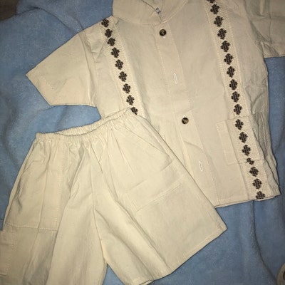 Mexican Manta Boy Outfit Size 12mos-6years Different Sizes Juan Diego ...