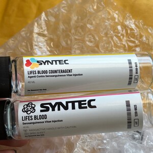 Project 863: Serum and Counteragent Vials - Etsy