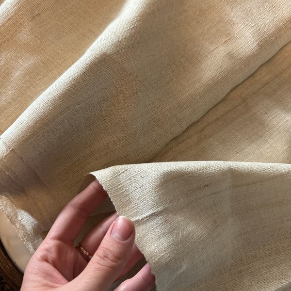 Raw Silk Fabric - Raw Wild Natural Silk Fabric - 150 GSM/4.5 Oz - Peace ...