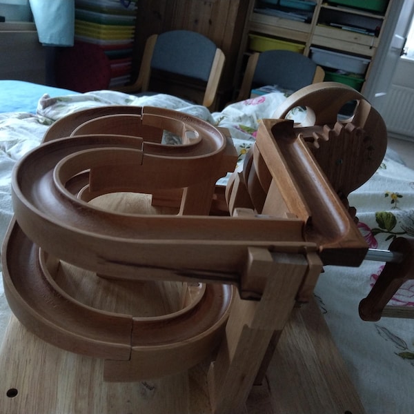 Wooden Toys -marble Run- MODULE 4 for Marble Machine ( Use 16mm Glass ...