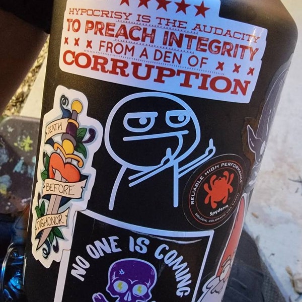 Crescent Moon Sticker - Lunar Moon Vinyl Decal for Laptop Phone Car ...