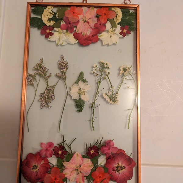 DIY Pressed Flower Frame Art Kit: Make Your Own Herbarium Art Floating ...