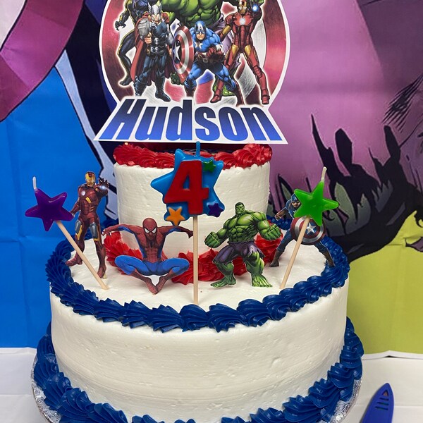 INSTANT Cake Topper + Big Numbers From 1 to 9 Years • Cake Topper for ...