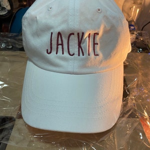 90s Vintage Custom Hat Embroidered Hat Initial Cap | Etsy