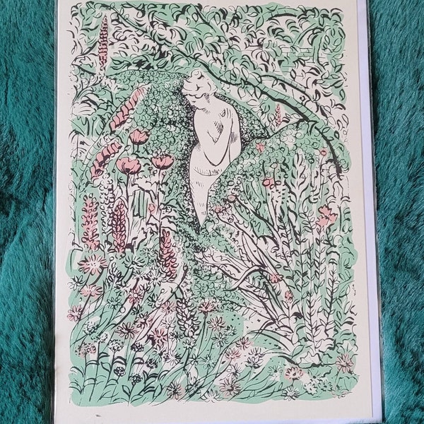 Modest Lady - Greetings Card - Etsy