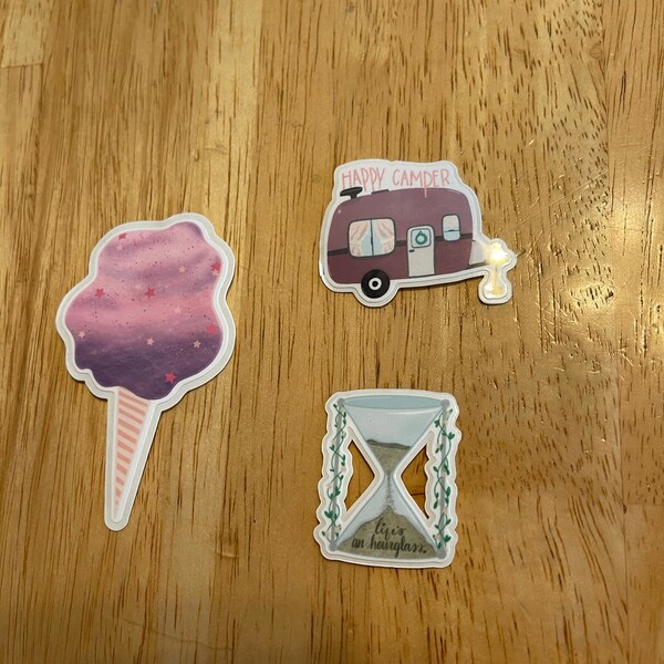 Cotton Candy Sticker, Carnival Food Stickers, Summer Treats Sticker ...