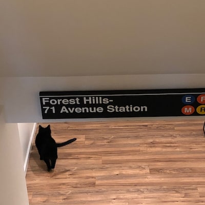 Forest Hills 71 Avenue Station New York City Subway Sign Wood Sign - Etsy