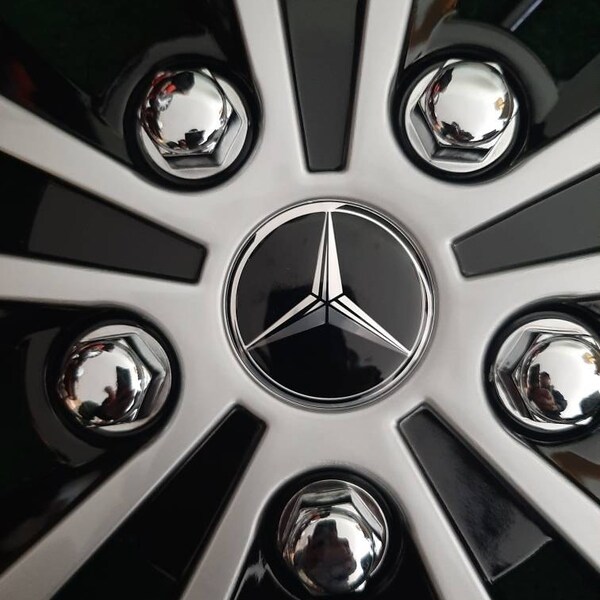 4 X 56mm 60mm 65mm Wheel Center Hub Caps Stickers Metal Emblems for ...