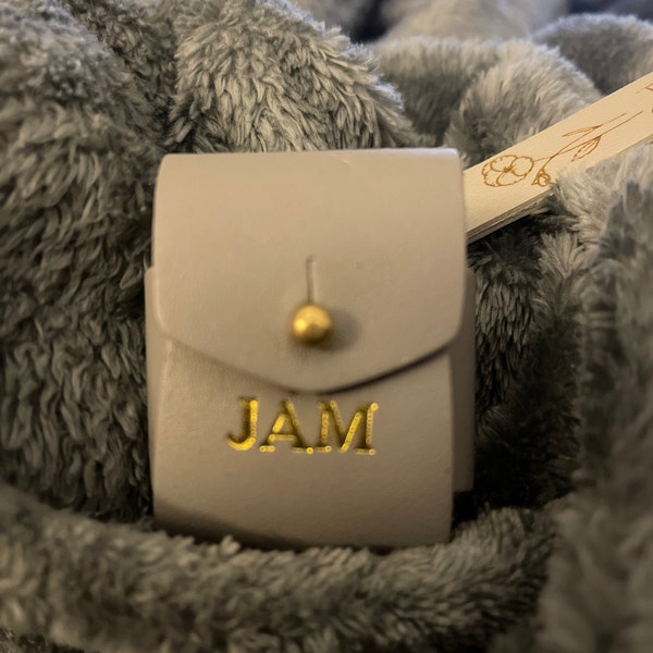 Personalized Leather AirPod Case: Monogrammed Charging Case, Airpods 1 ...