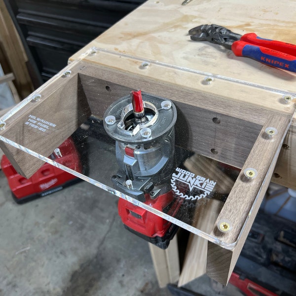 Trim Router Table Plate: 12x8" Acrylic, Fits Dewalt, Bosch, Makita - Etsy