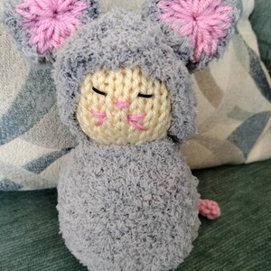 Goth Bunny: Circular KNITTING MACHINE PATTERN for Crocheted Knitted ...