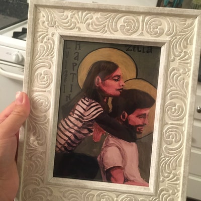 The Visitation Modern Icon 5x7 Print - Etsy