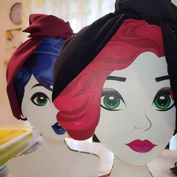 Cardboard Display Busts – Jewelry Mannequin Set | 2-3 Pieces by Size or ...