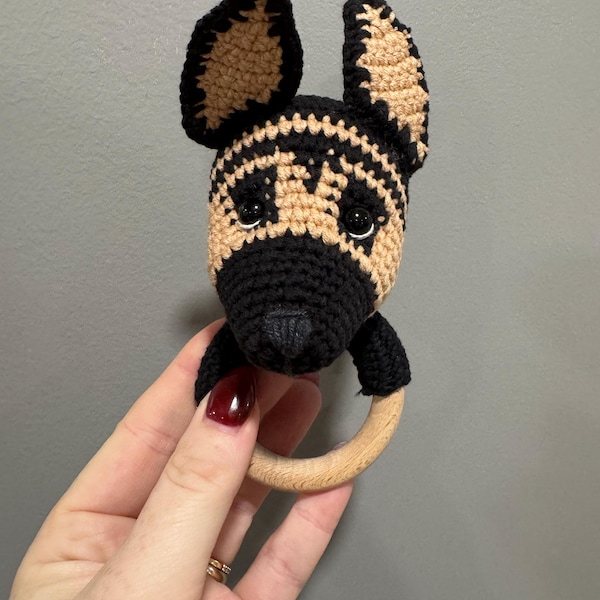 Crochet Rattle, Cute Bunny Rattle, Baby Shower Gift, Christening Gift ...