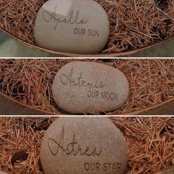 Personalised Engraved River Rocks | Unique Gift | Engraved Stone ...